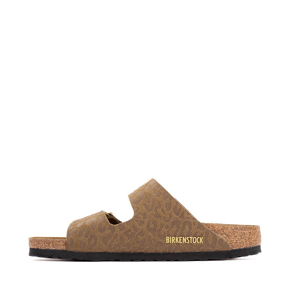 Womens Birkenstock Arizona Slide Sandal - Leo Khaki | Journeys