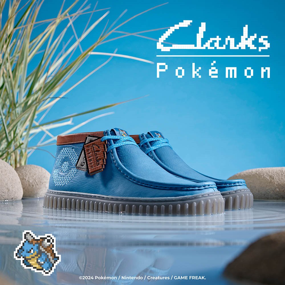 Clarks x Pokémon Torhill Explore Chukka Boot - Blue | Journeys