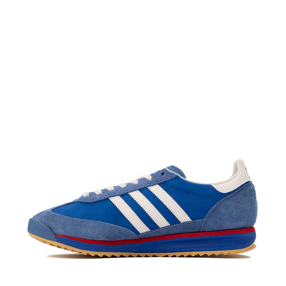 Mens adidas SL 72 RS Athletic Shoe - Blue / Core White / Better Scarlet ...