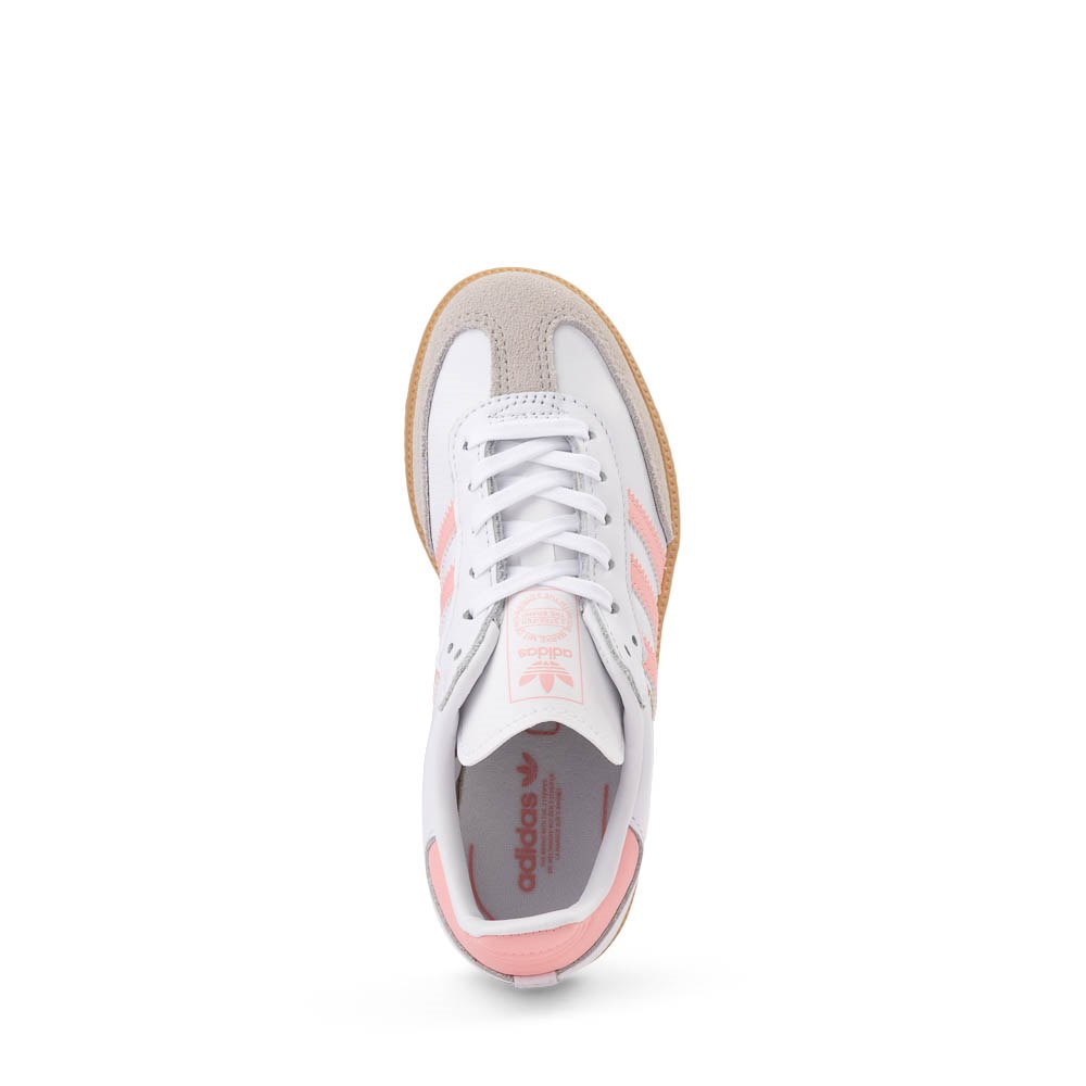 adidas Samba OG Athletic Shoe - Big Kid - White / Semi Pink Spark / Gum ...