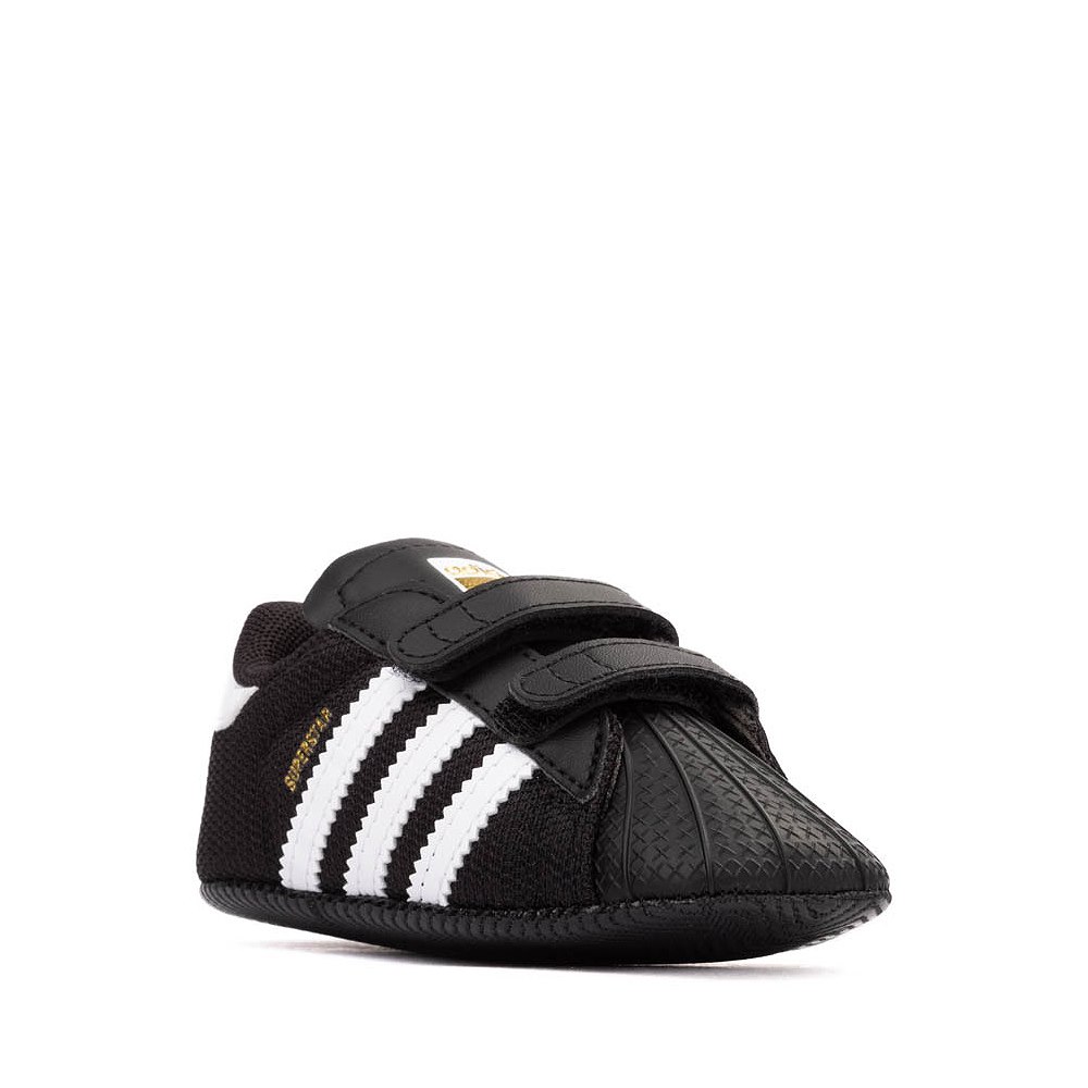 adidas Superstar II Crib Shoe - Baby - Core Black / White / Gold ...