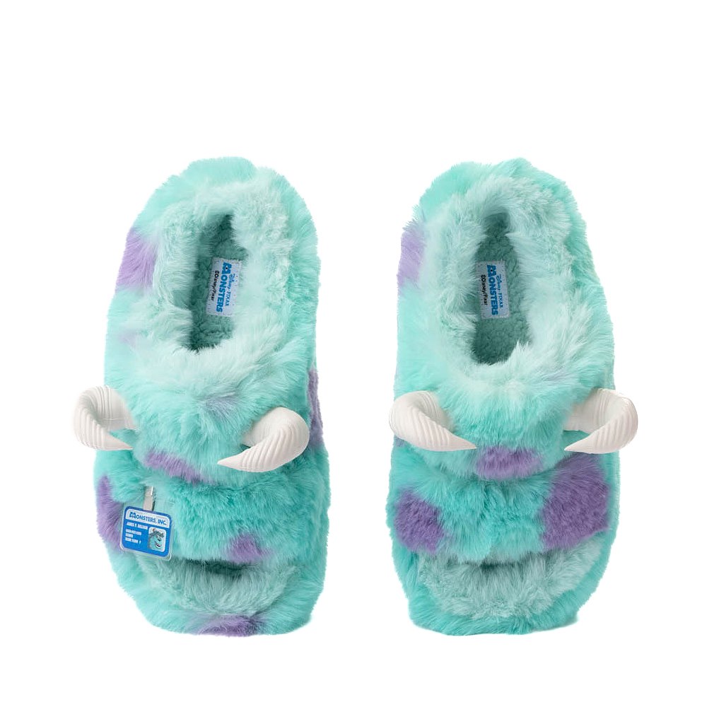 Disney and Pixar Monsters, Inc. Crocs Sulley Cozzzy Sandal - Turquoise ...
