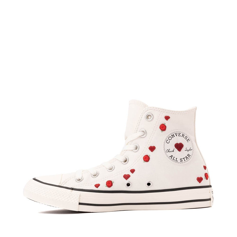 Womens Converse Chuck Taylor All Star Hearts And Roses High-Top Sneaker ...