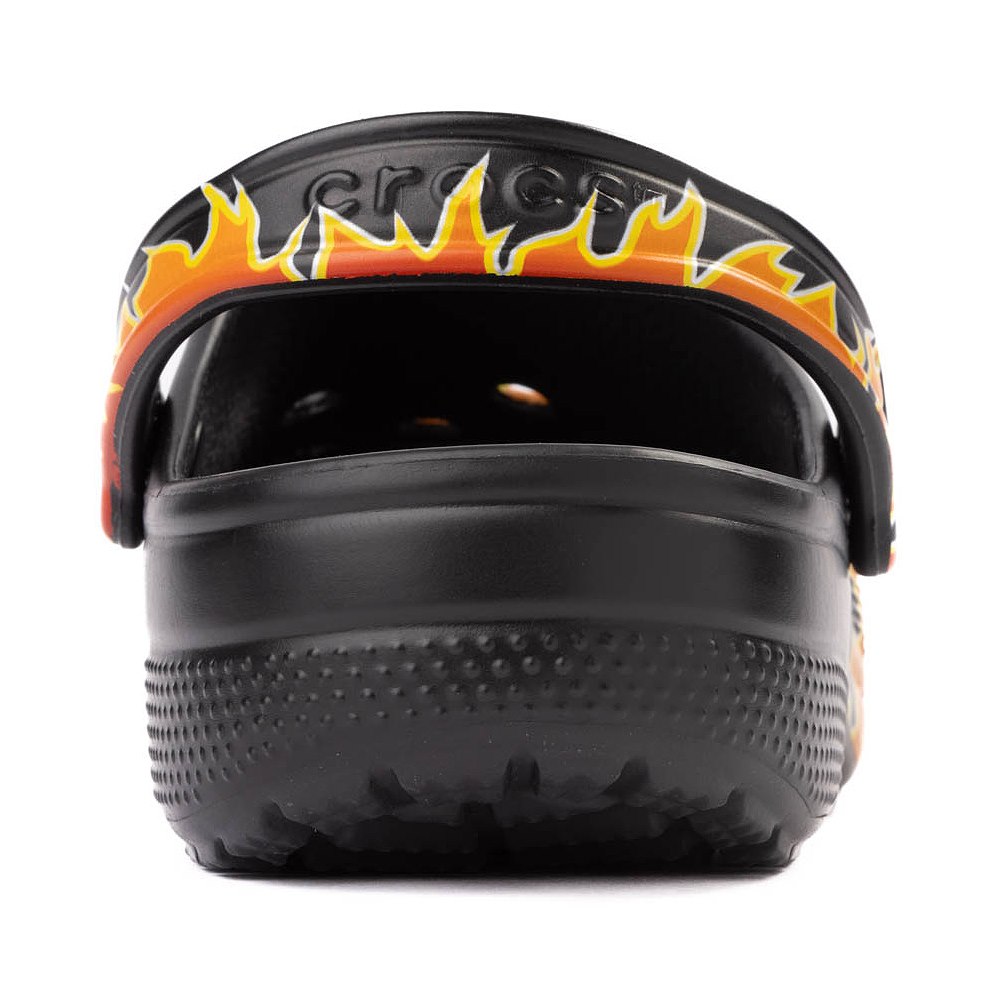 Crocs Classic Clog - Black / Flames | Journeys