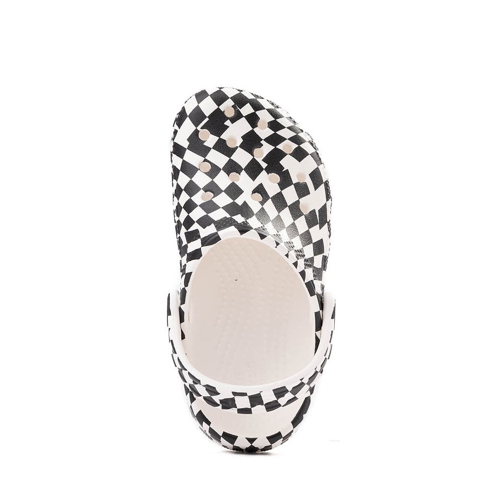 Crocs Classic Warped Checker Clog - Little Kid / Big Kid - White ...