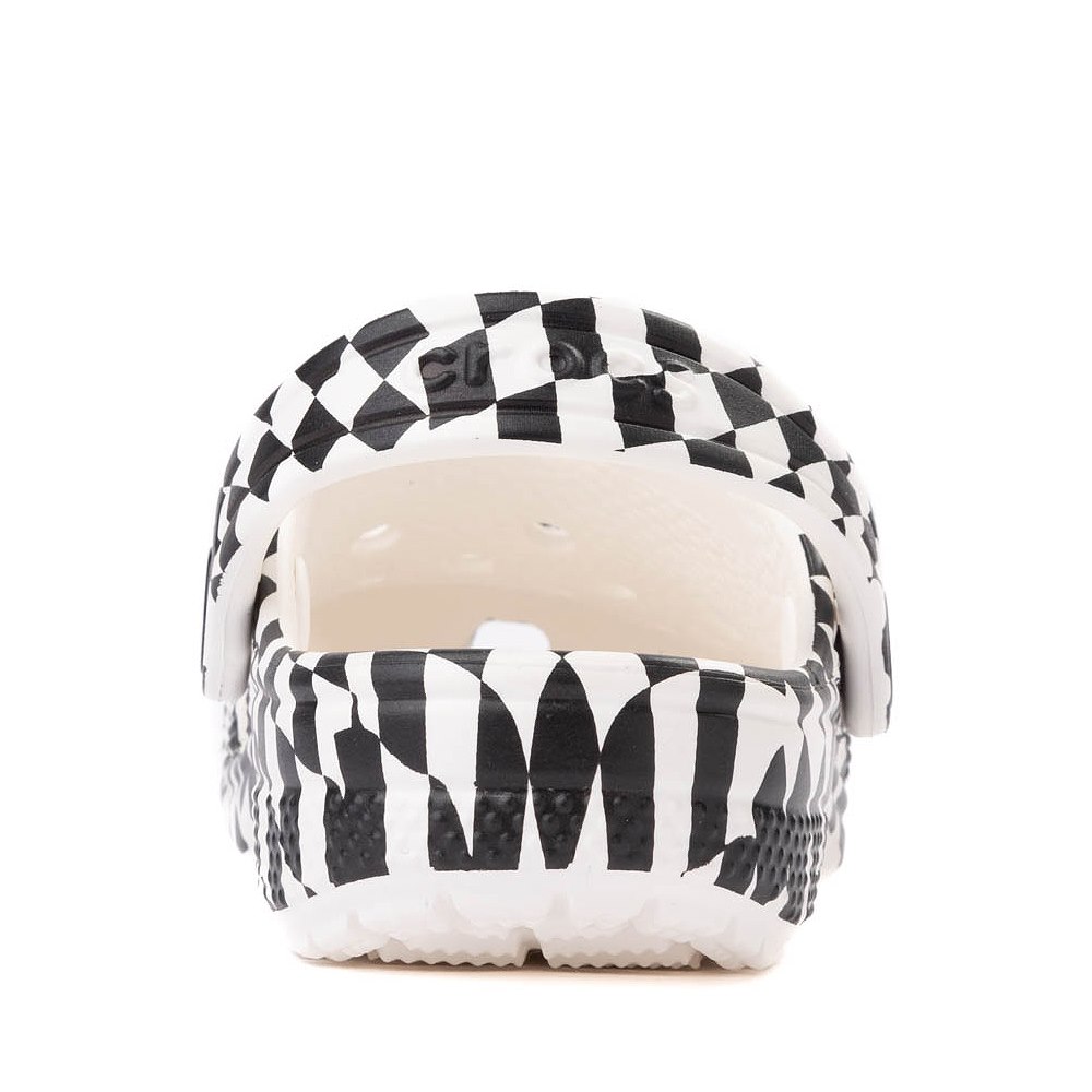Crocs Classic Warped Checker Clog - Baby / Toddler - White / Black ...