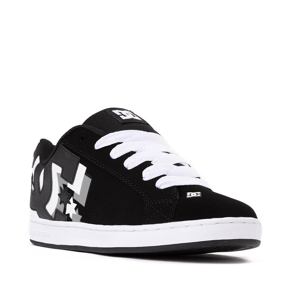 Womens DC Court Graffik 3D Skate Shoe - Black / White / Grey | Journeys
