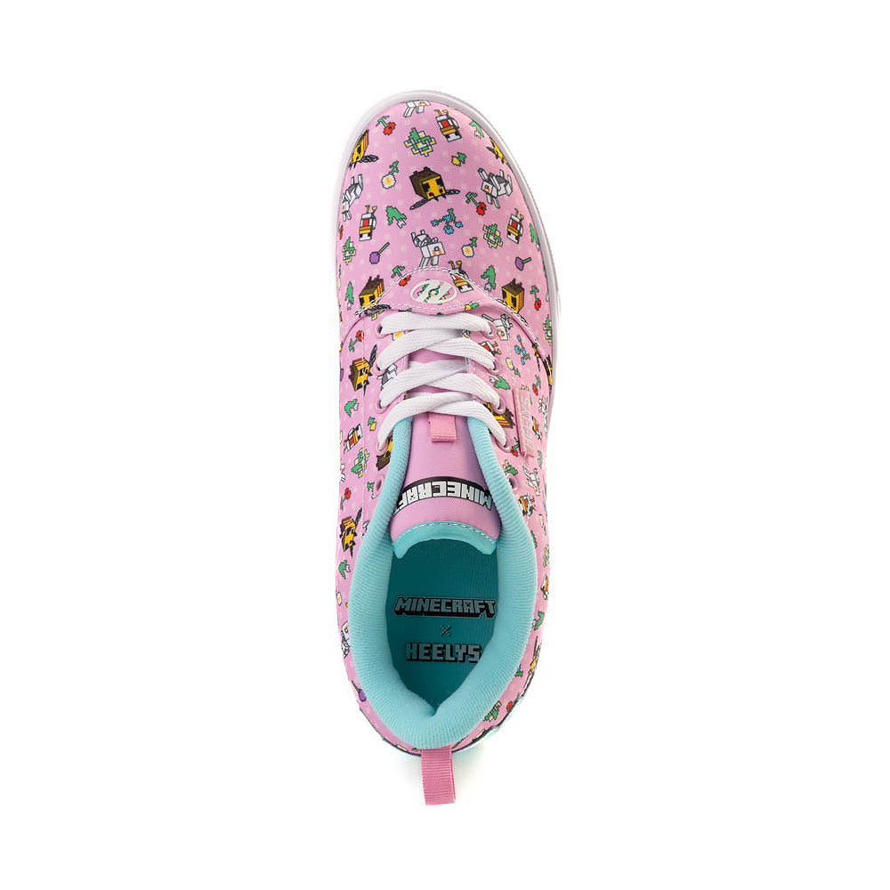 Heelys x Minecraft Pro 20 Skate Shoe - Pink / Aqua | Journeys