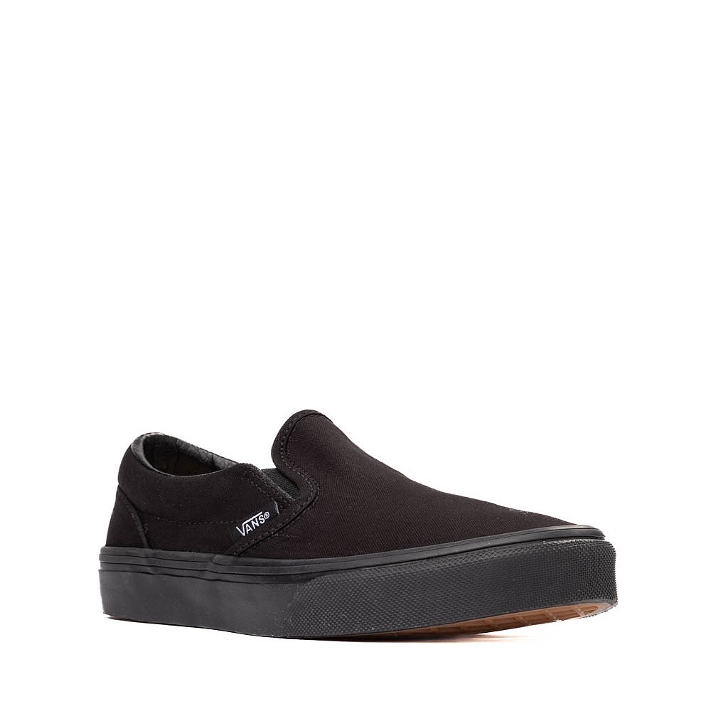 Vans Slip-On Skate Shoe - Big Kid - Black Monochrome | Journeys