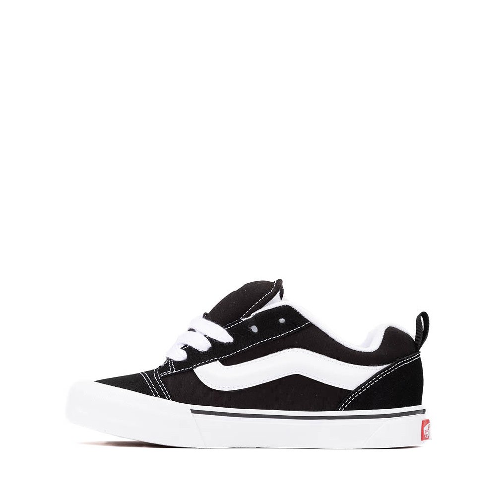 Vans Knu Skool Skate Shoe - Big Kid - Black / White | Journeys