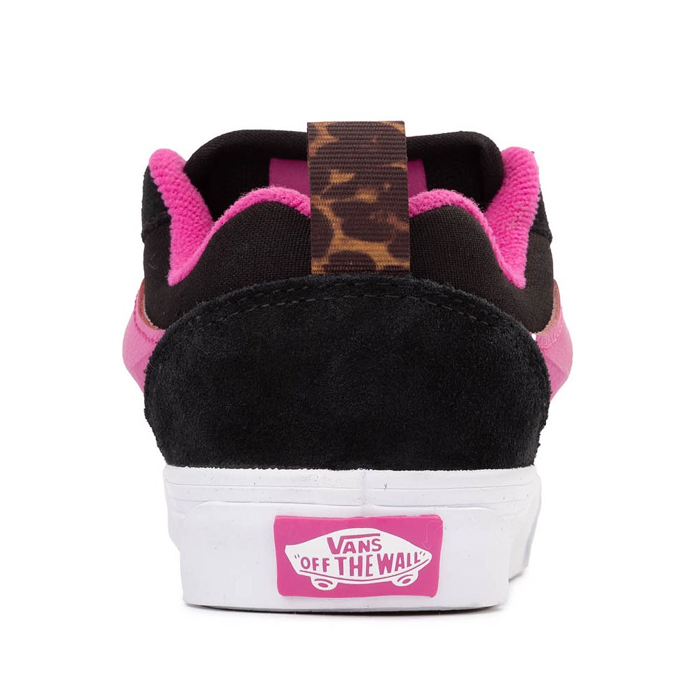 Vans Knu Skool Skate Shoe - Little Kid - Black / Pink / Leopard | Journeys