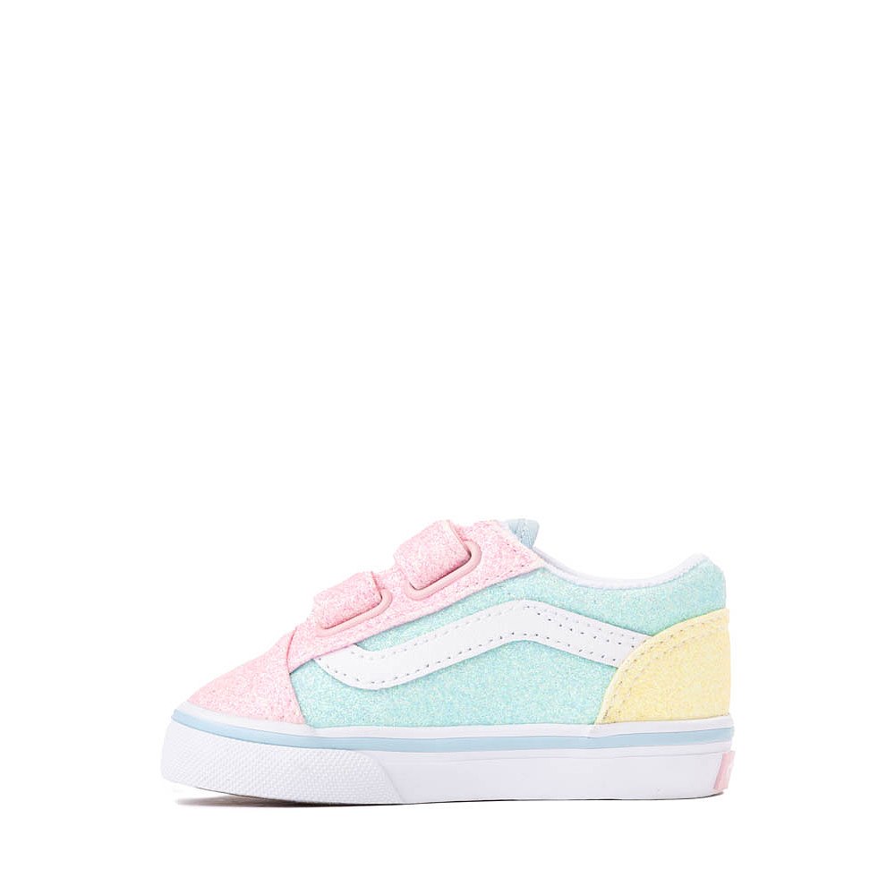 Vans Old Skool V Glitter Skate Shoe - Baby / Toddler - Pastel ...