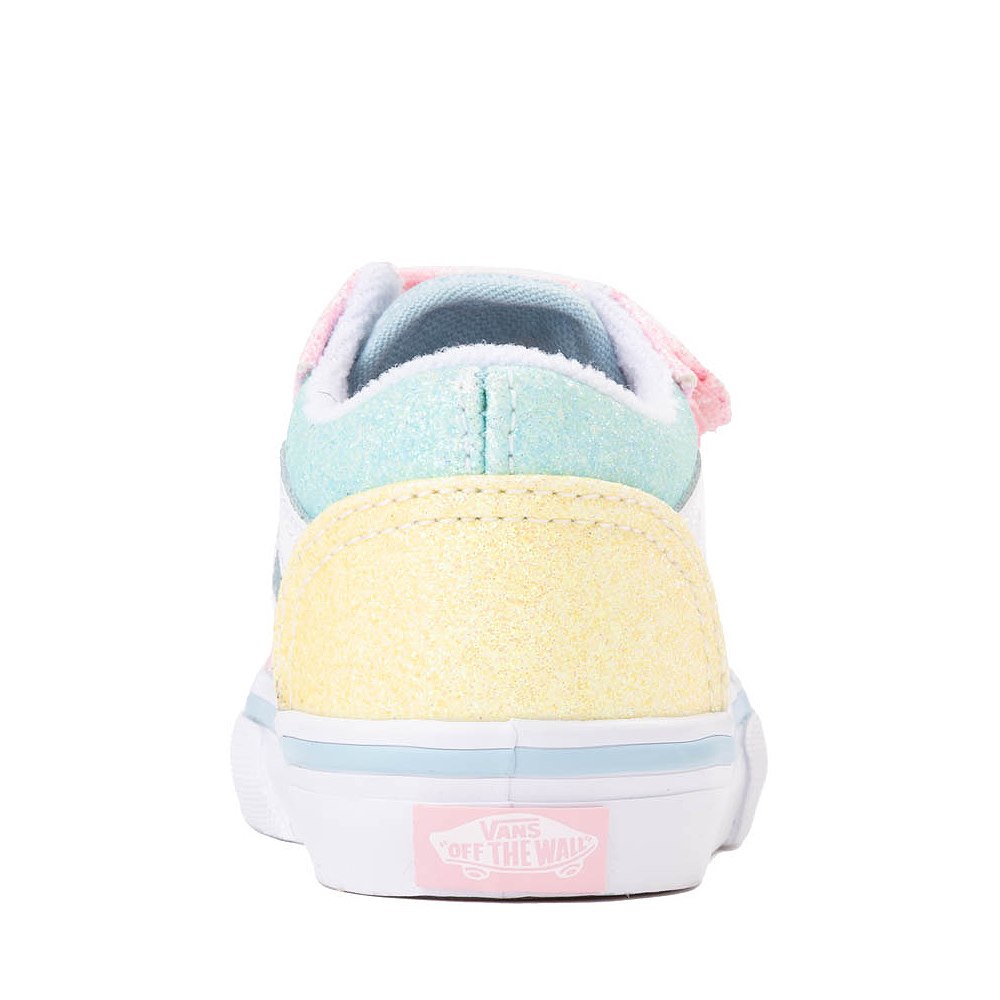 Vans Old Skool V Glitter Skate Shoe - Baby / Toddler - Pastel ...