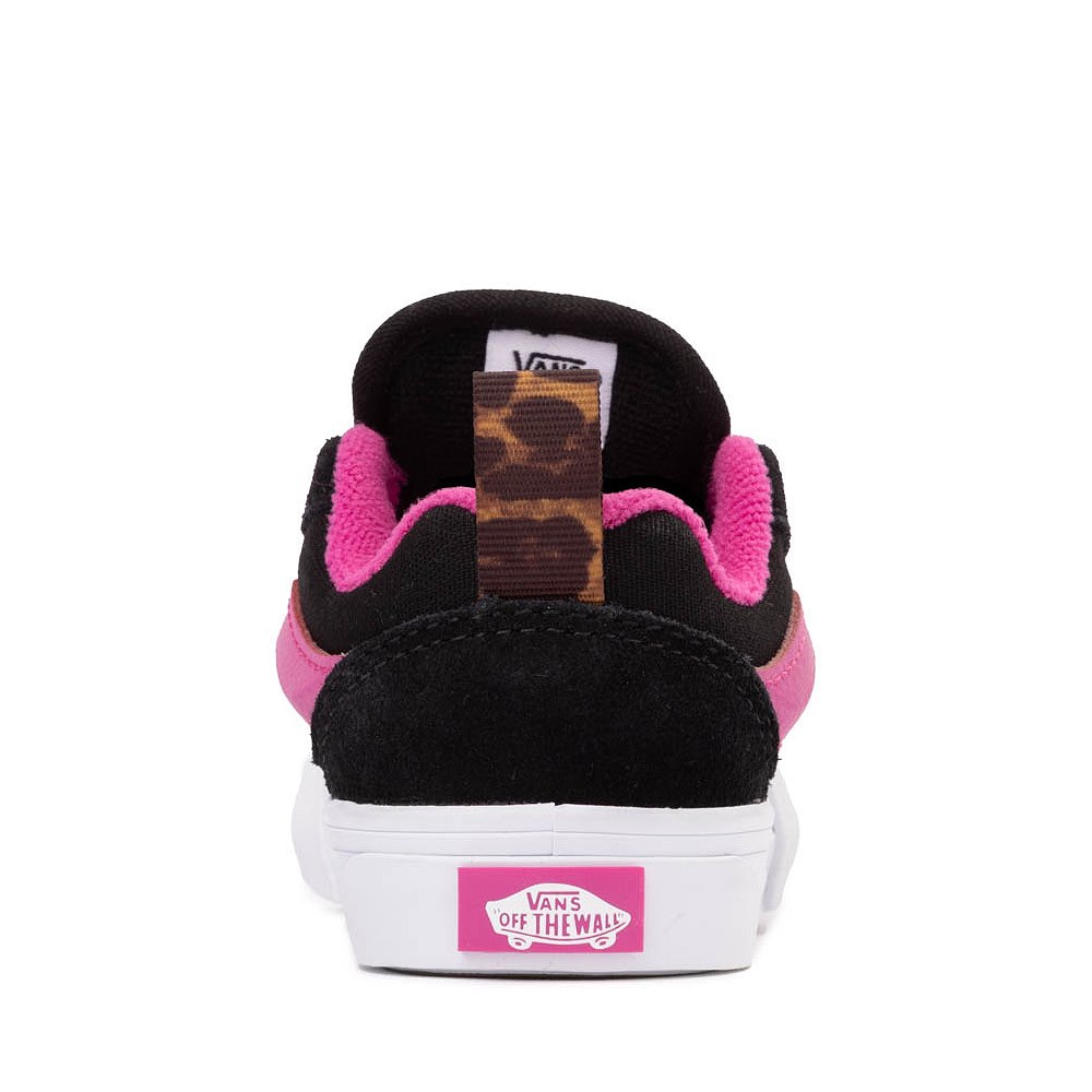 Vans Knu Skool Skate Shoe - Baby / Toddler - Black / Pink / Leopard ...