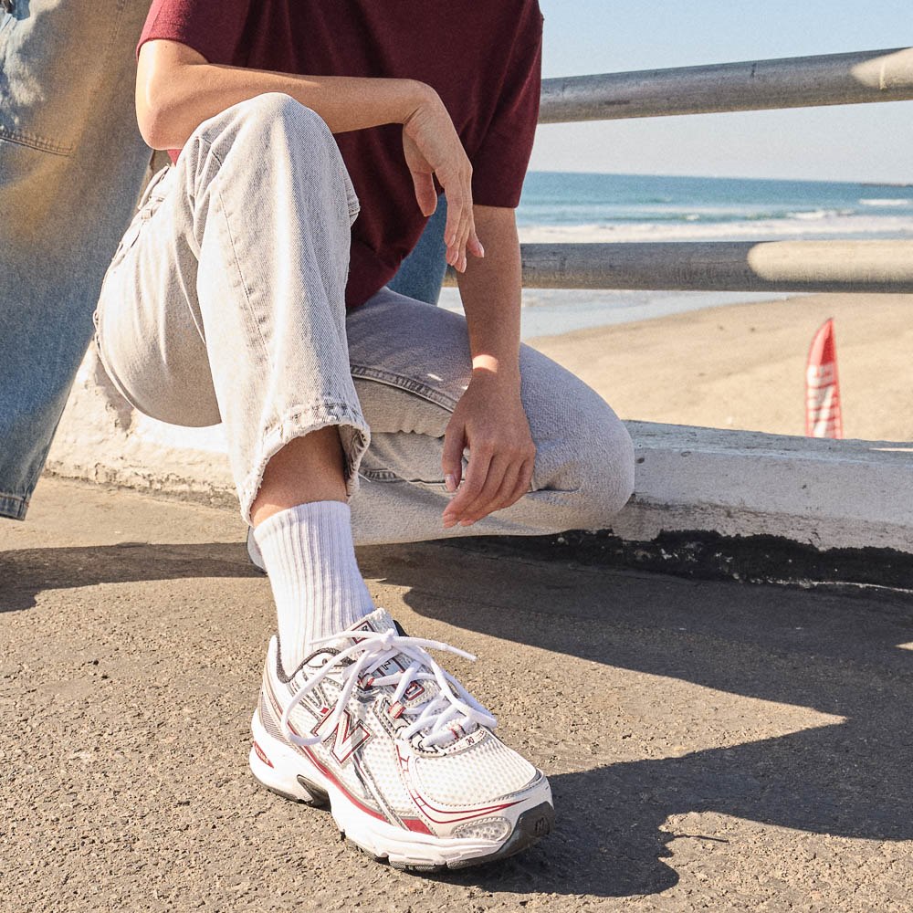 New Balance 740 Athletic Shoe - Mercury Red / White / Castlerock | Journeys