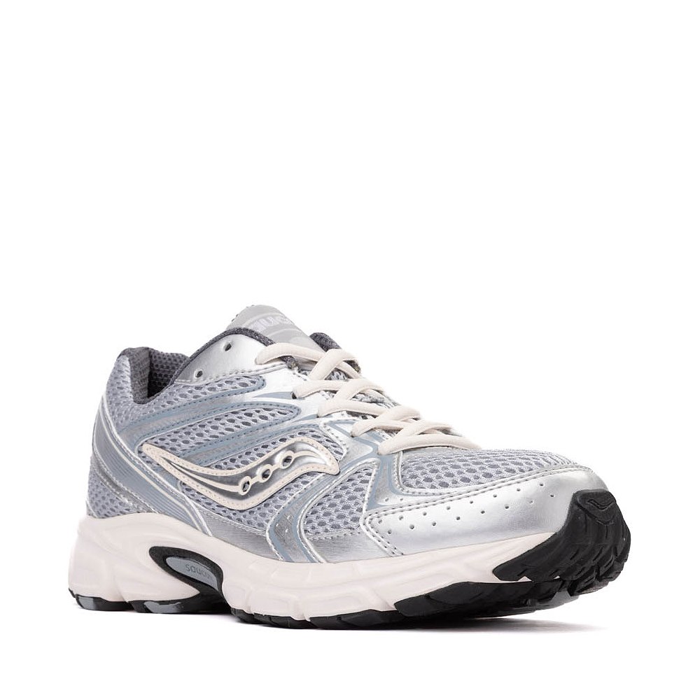 Womens Saucony Ride Millennium Athletic Shoe - Silver / Cream | Journeys