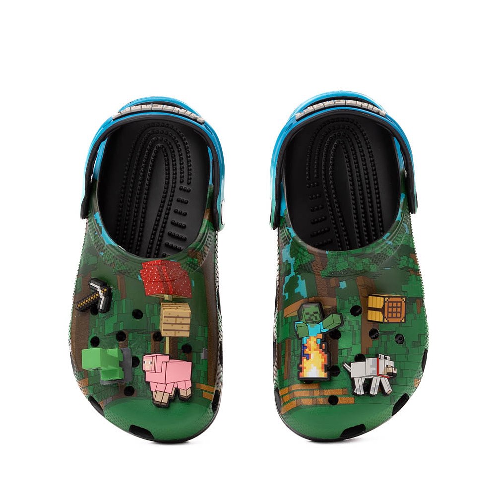 Minecraft x Crocs Classic Clog - Little Kid / Big Kid - Green ...
