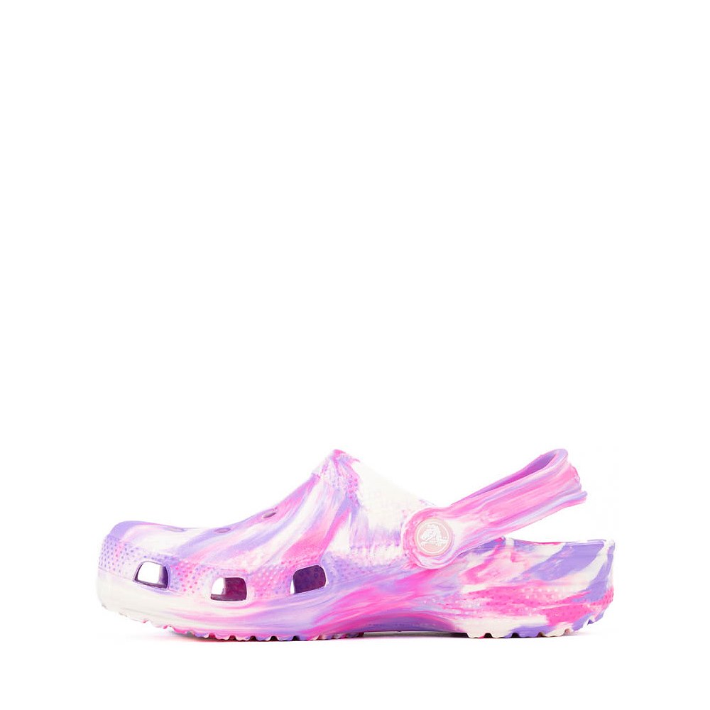 Crocs Classic Glow-In-The-Dark Clog - Little Kid / Big Kid - Marbled ...