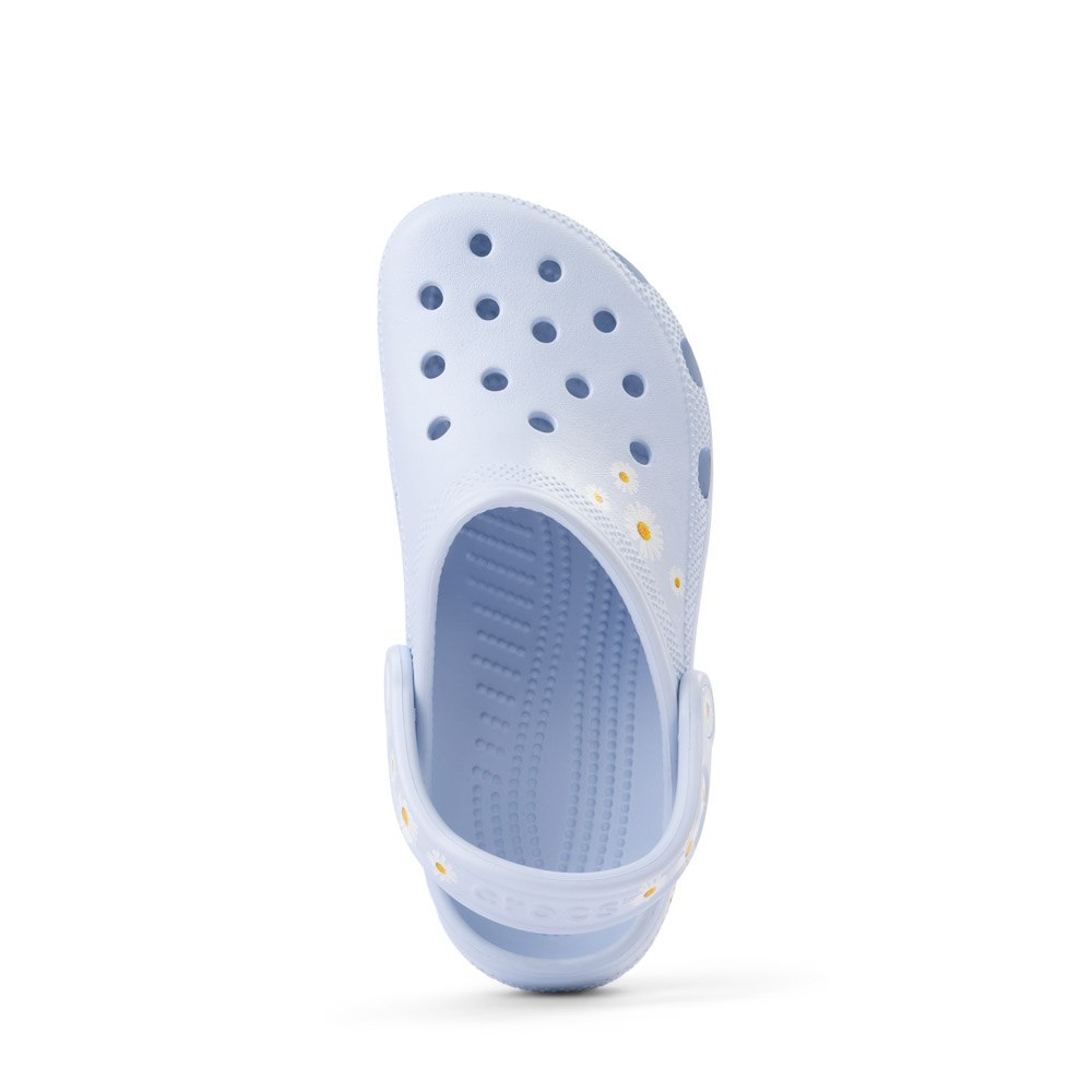 Crocs Classic Clog - Blue Frost / Daisies | Journeys