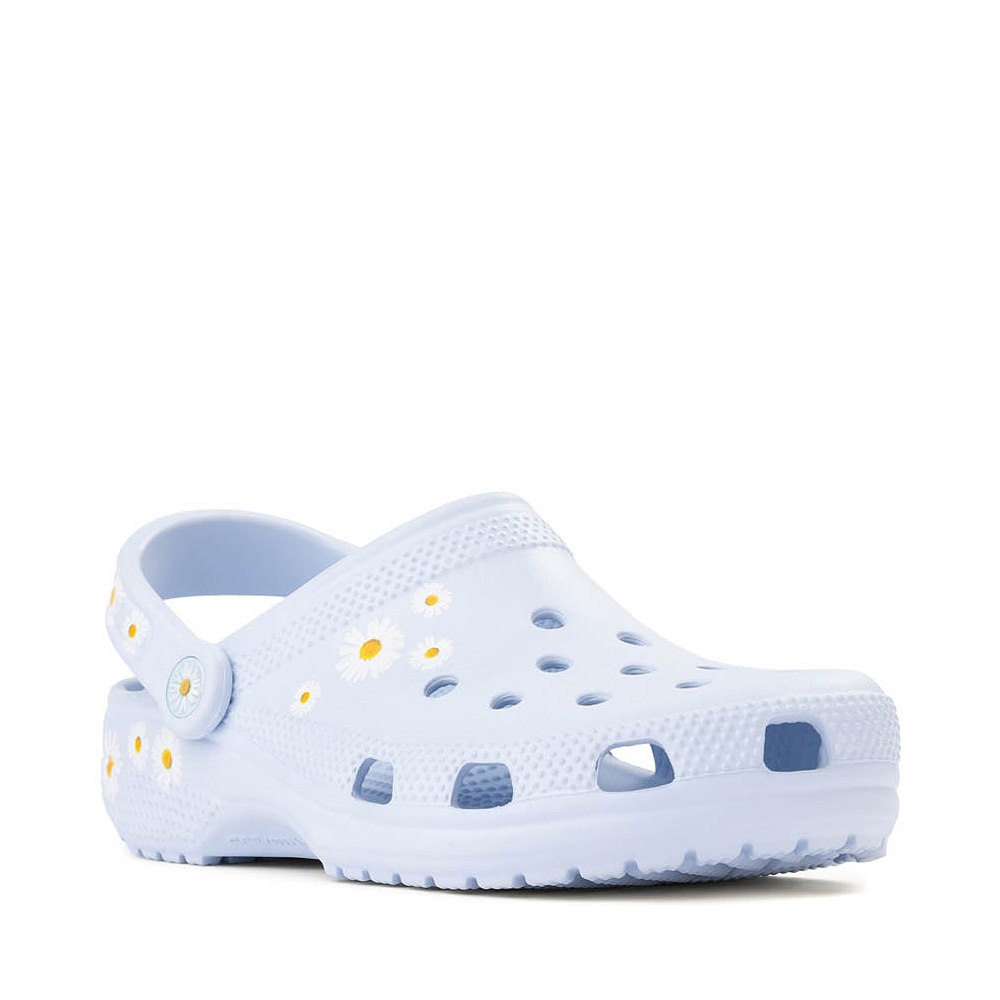Crocs Classic Clog - Blue Frost / Daisies | Journeys