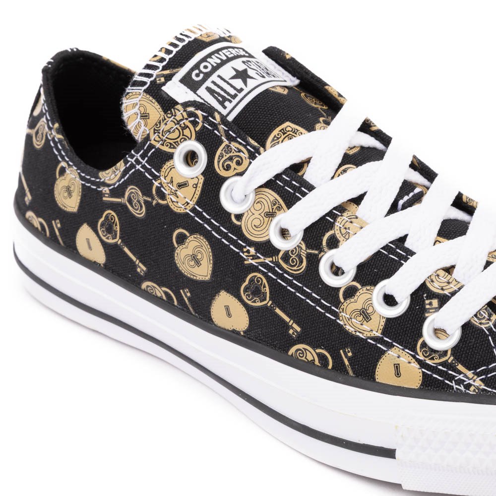 Converse Chuck Taylor All Star Lock & Key Low-Top Sneaker - Black | Journeys