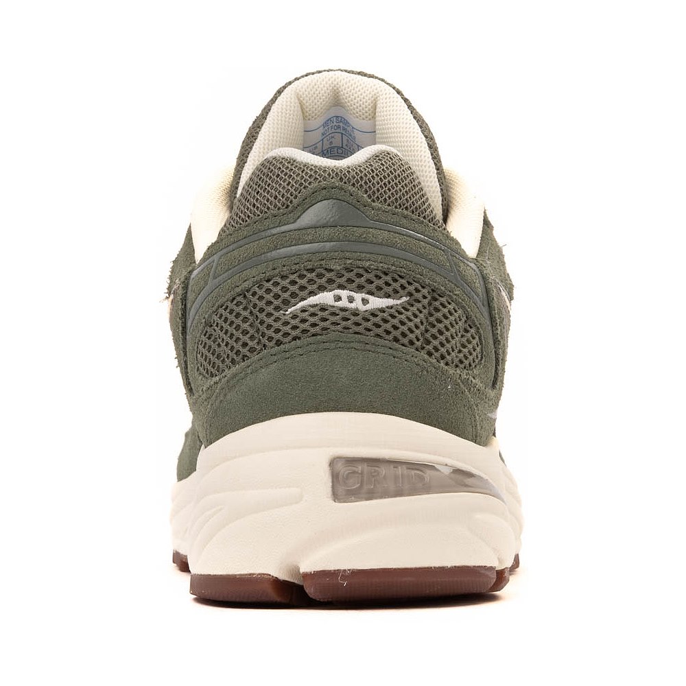 Saucony Grid Jazz 9 Athletic Shoe - Olive / Off White | Journeys