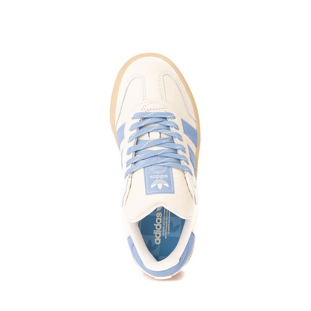 adidas Samba XLG Athletic Shoe - Big Kid - Wonder White / Ash Blue ...