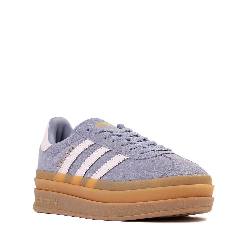 adidas Gazelle Bold Athletic Shoe - Big Kid - Silver Violet / Pink ...