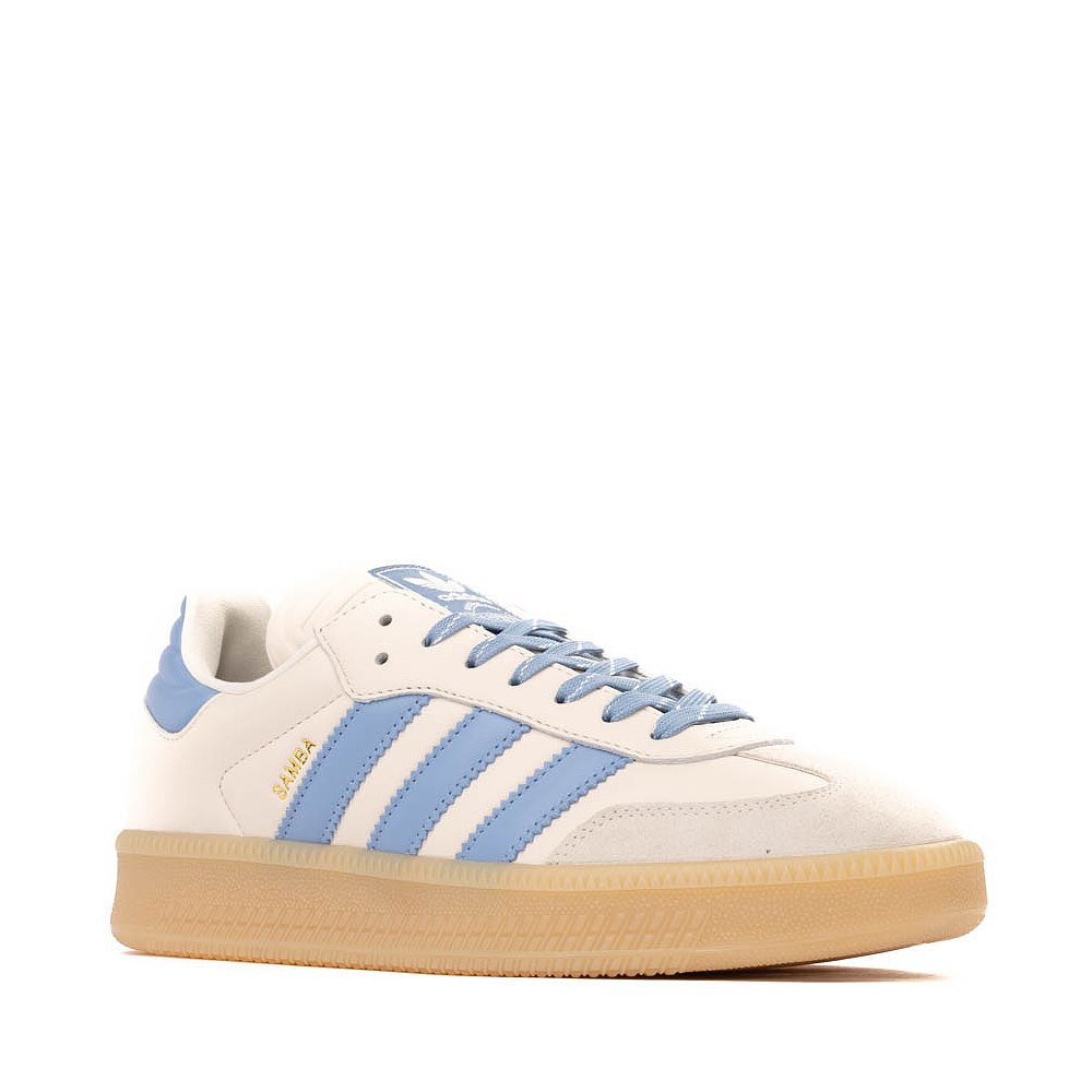 adidas Samba XLG Athletic Shoe - Wonder White / Ash Blue / Gum | Journeys
