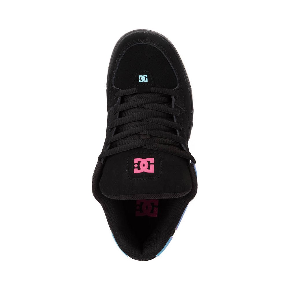 Womens DC Command Skate Shoe - Black / Pink / Blue | Journeys