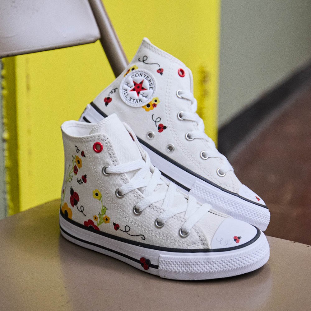 Converse Chuck Taylor All Star Ladybugs High-Top Sneaker - Big Kid ...