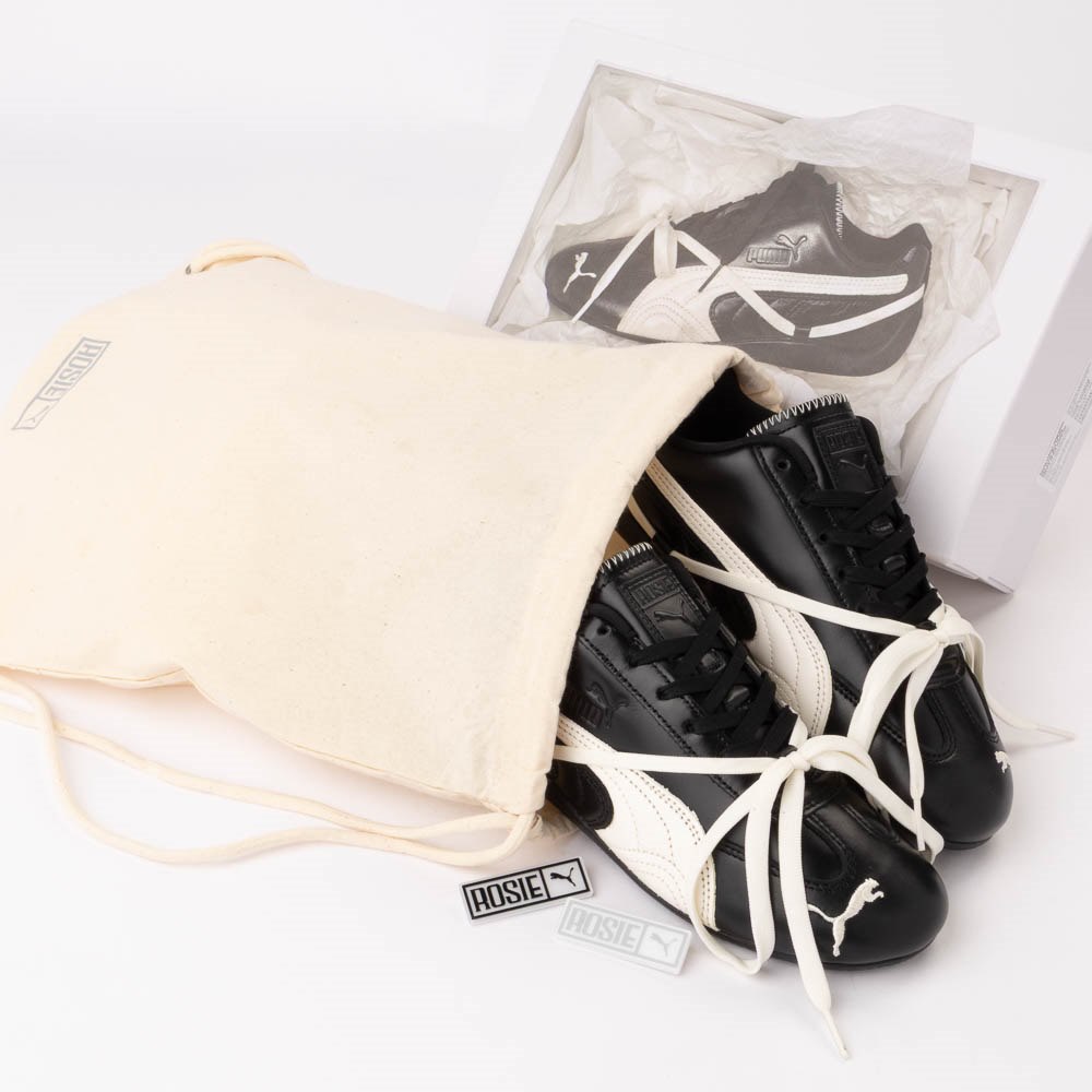 Womens PUMA x ROSÉ Speedcat Leather Athletic Shoe - PUMA Black / Warm ...