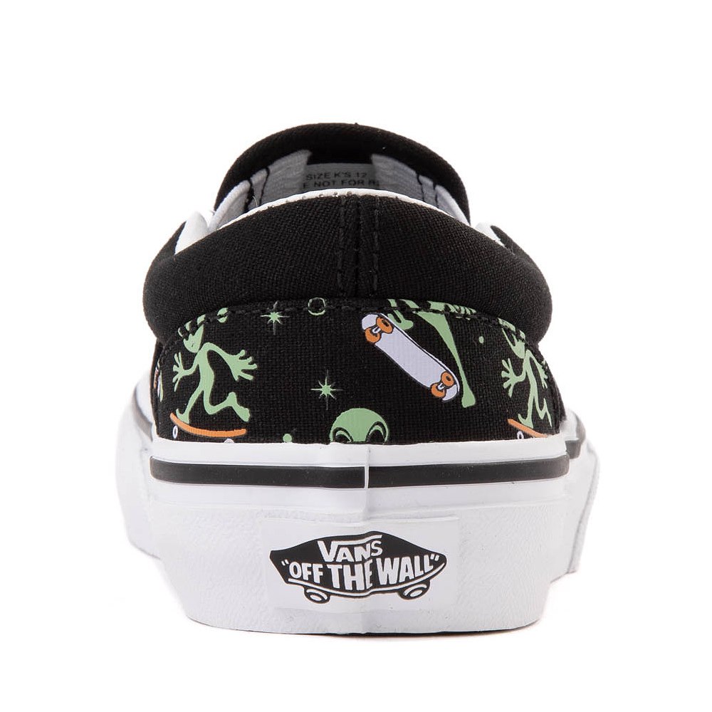 Vans Classic Slip-On Cosmic Cruisers Skate Shoe - Little Kid - Black ...
