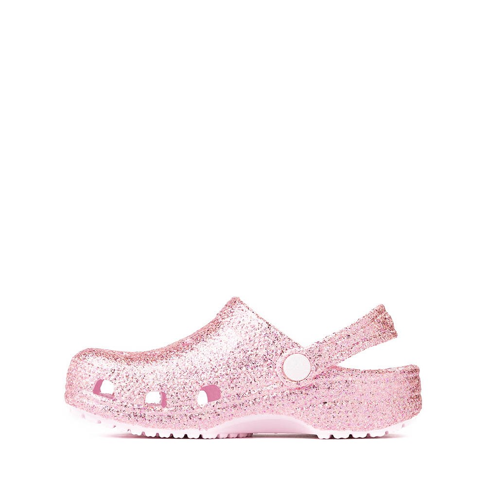 Crocs Classic Chunky Glitter Clog - Little Kid / Big Kid - Pink | Journeys