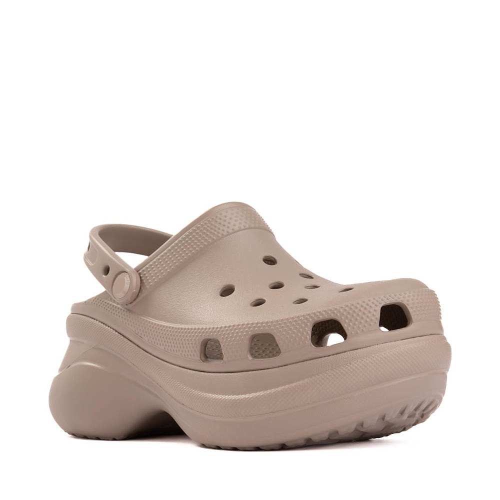 Womens Crocs Classic Bae Platform Clog - Taupe | Journeys