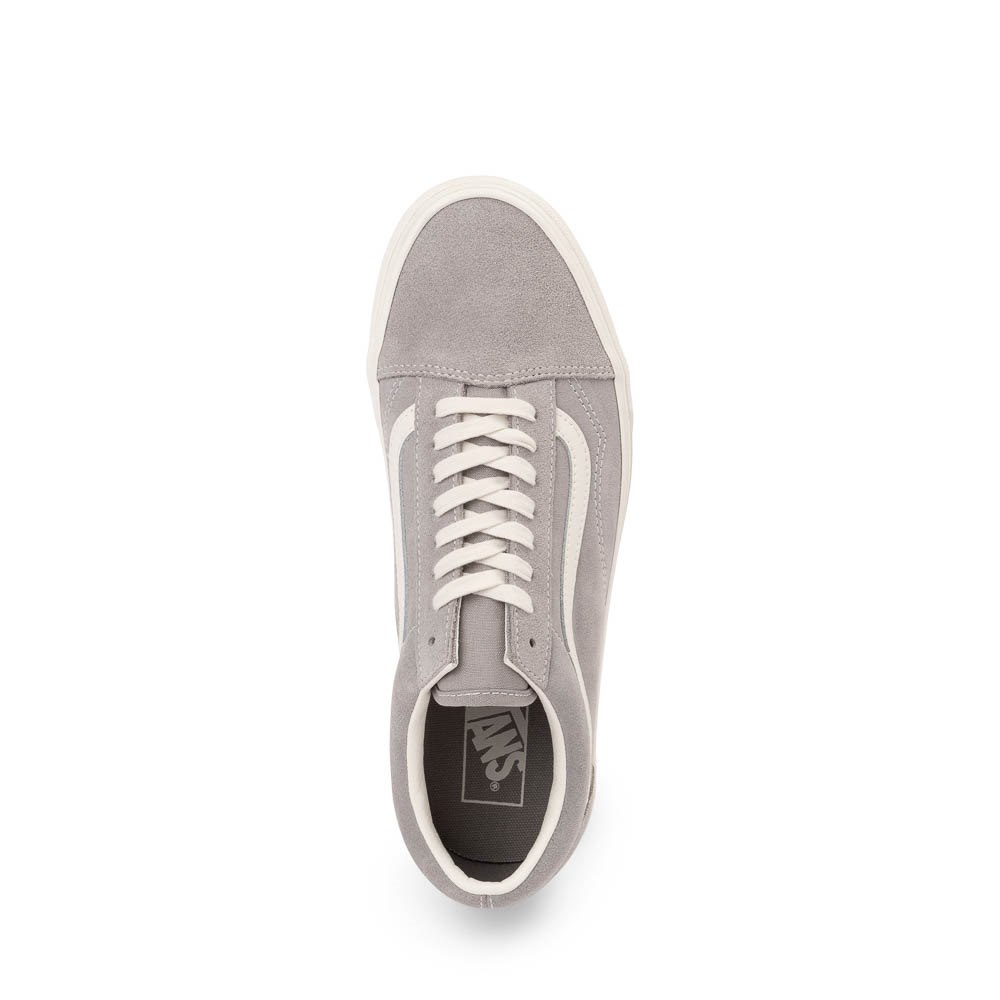 Vans Old Skool Pig Suede Skate Shoe - Drizzle / Marshmallow | Journeys