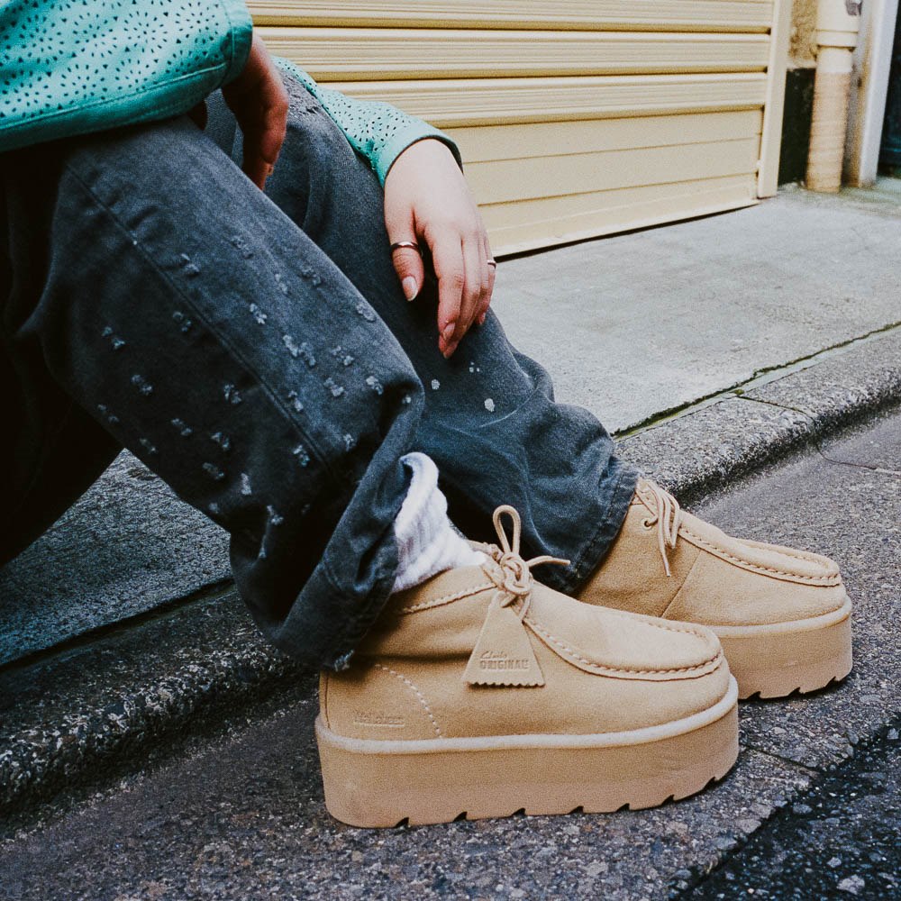 Womens Clarks Meare Elevated Walla Boot - Maple | Journeys