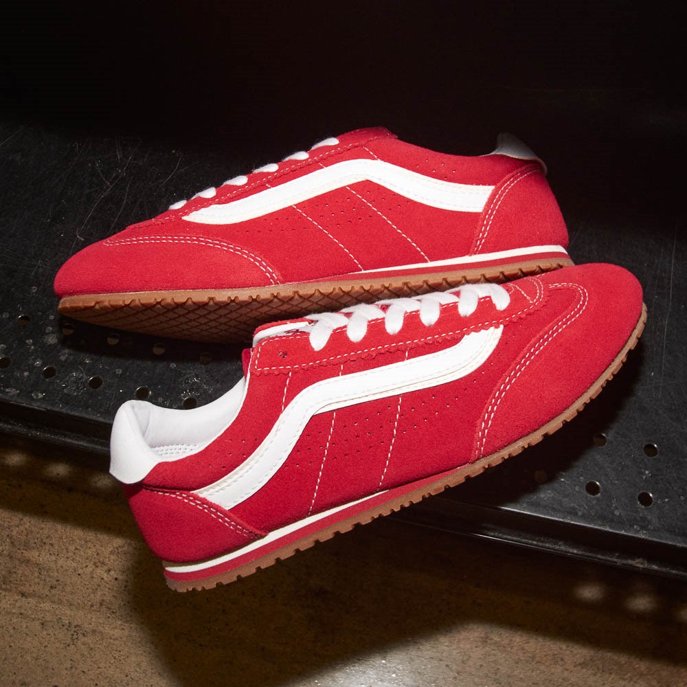 Vans Super Lowpro Skate Shoe - Racing Red | Journeys