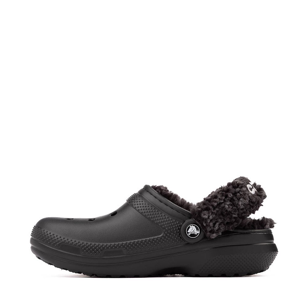 Crocs Classic Fleece-Lined Clog - Black | Journeys