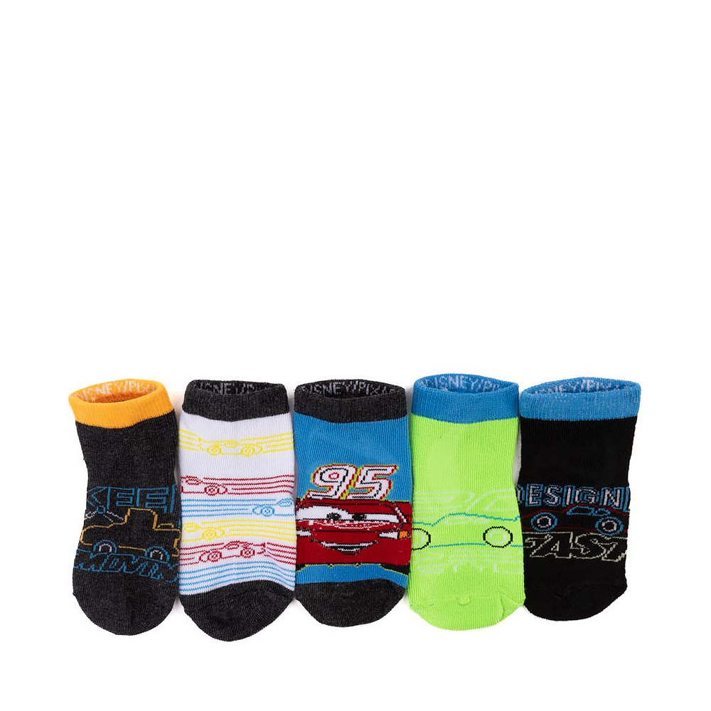 Disney and Pixar Cars Neon Quarter Socks 5 Pack - Toddler - Multicolor ...