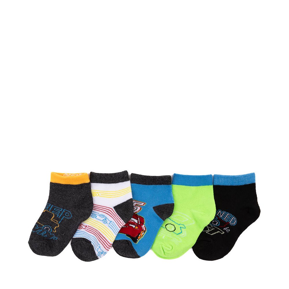 Disney and Pixar Cars Neon Quarter Socks 5 Pack - Toddler - Multicolor ...