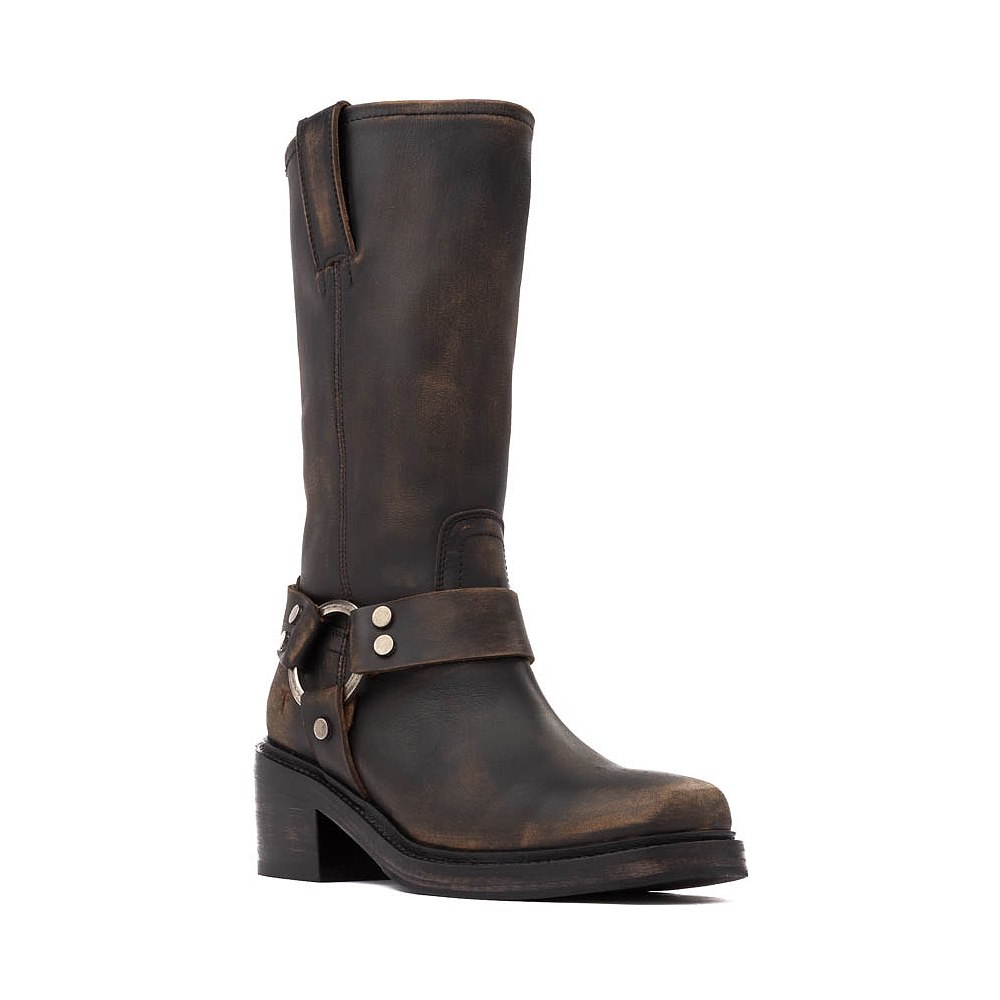 Womens Frye Kate Harness Boot - Black | Journeys
