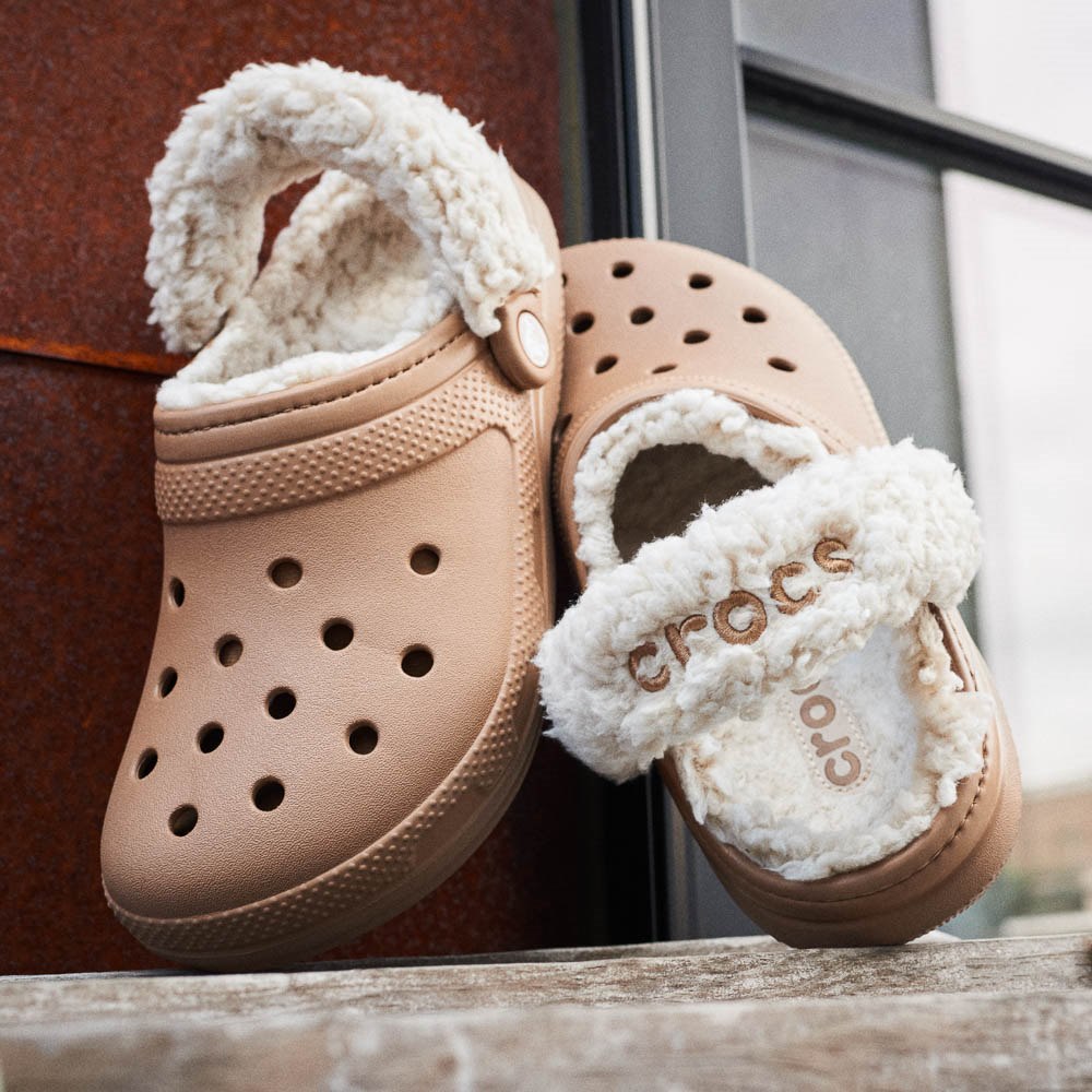 Crocs Classic Fleece-Lined Clog - Sepia | Journeys