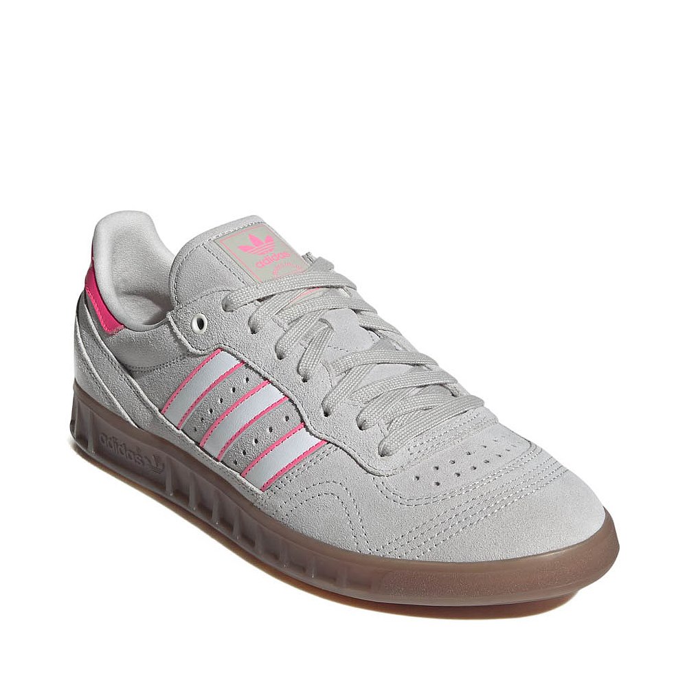 adidas Handball Top RM Athletic Shoe - Grey / White / Lucid Pink | Journeys
