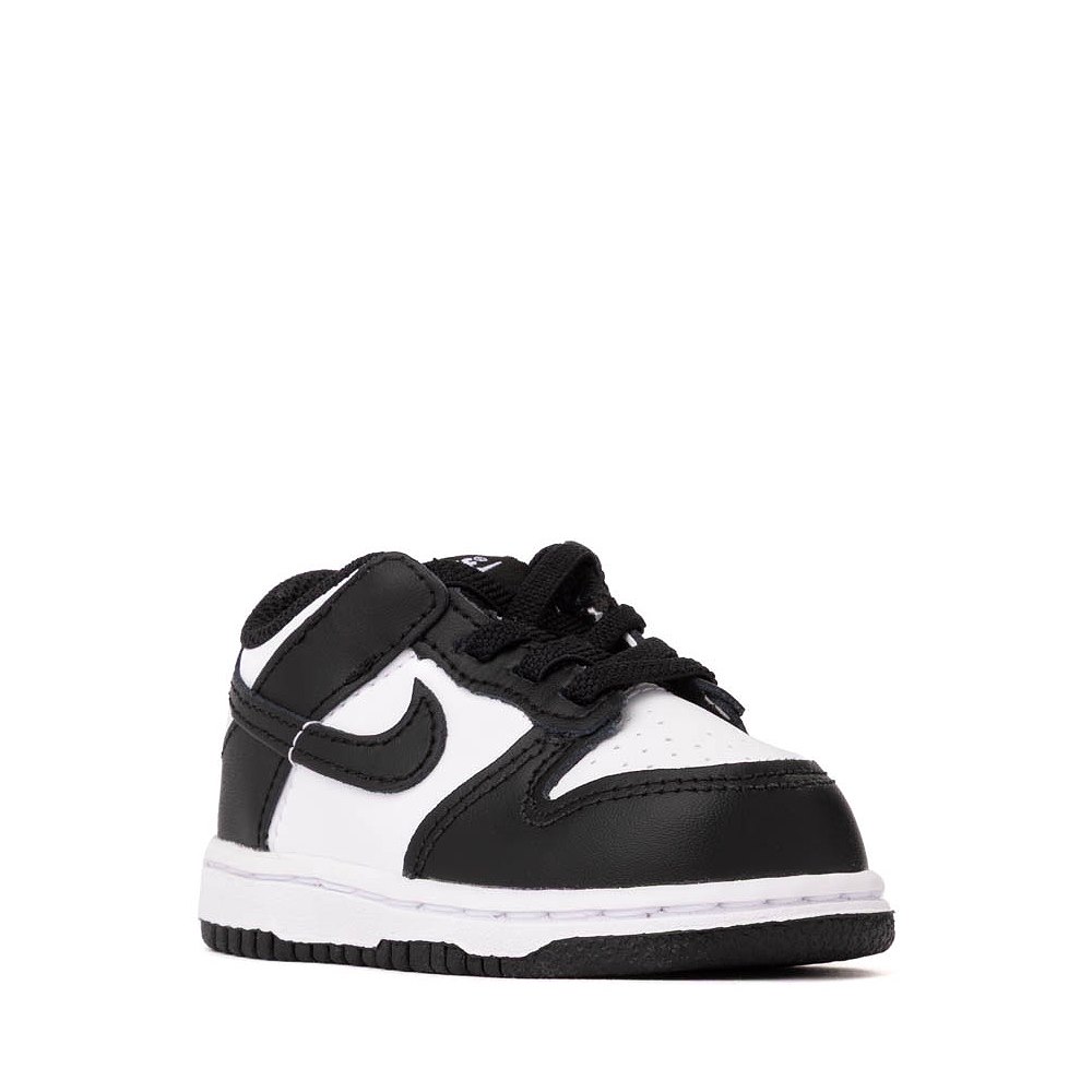 Nike Dunk Low Athletic Shoe - Baby / Toddler - White / White / Black ...