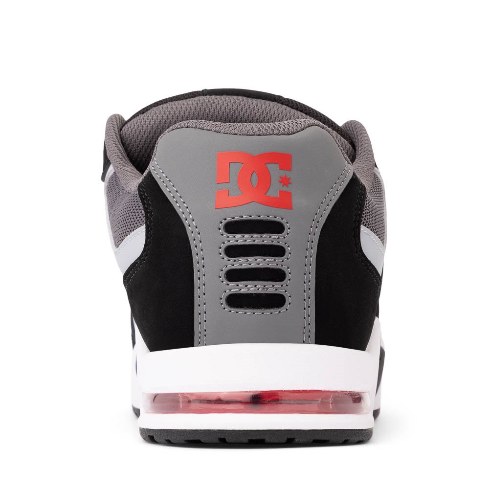 Mens DC AT-2 Skate Shoe - Black / Grey / Red | Journeys