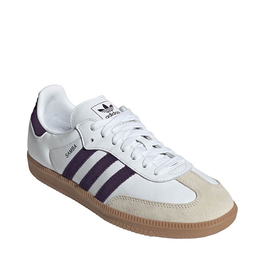 Womens adidas Samba OG Athletic Shoe - Cloud White / Alumina / Aurora ...