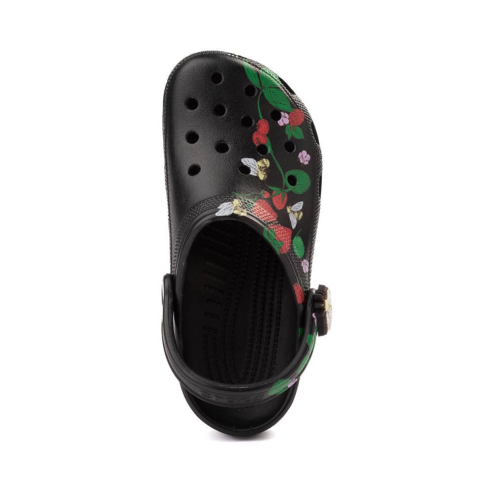 Crocs Classic Berries & Bees Clog - Black | Journeys