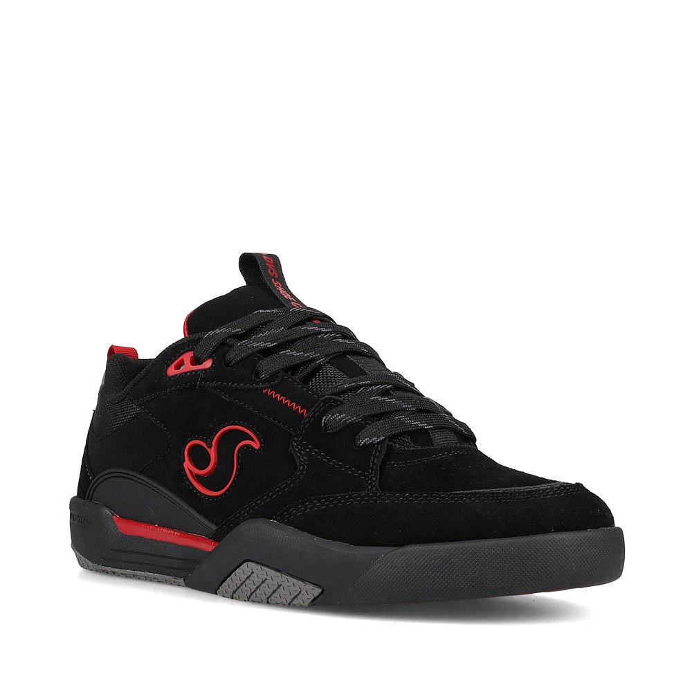 Mens DVS Slot Skate Shoe - Black / Red | Journeys