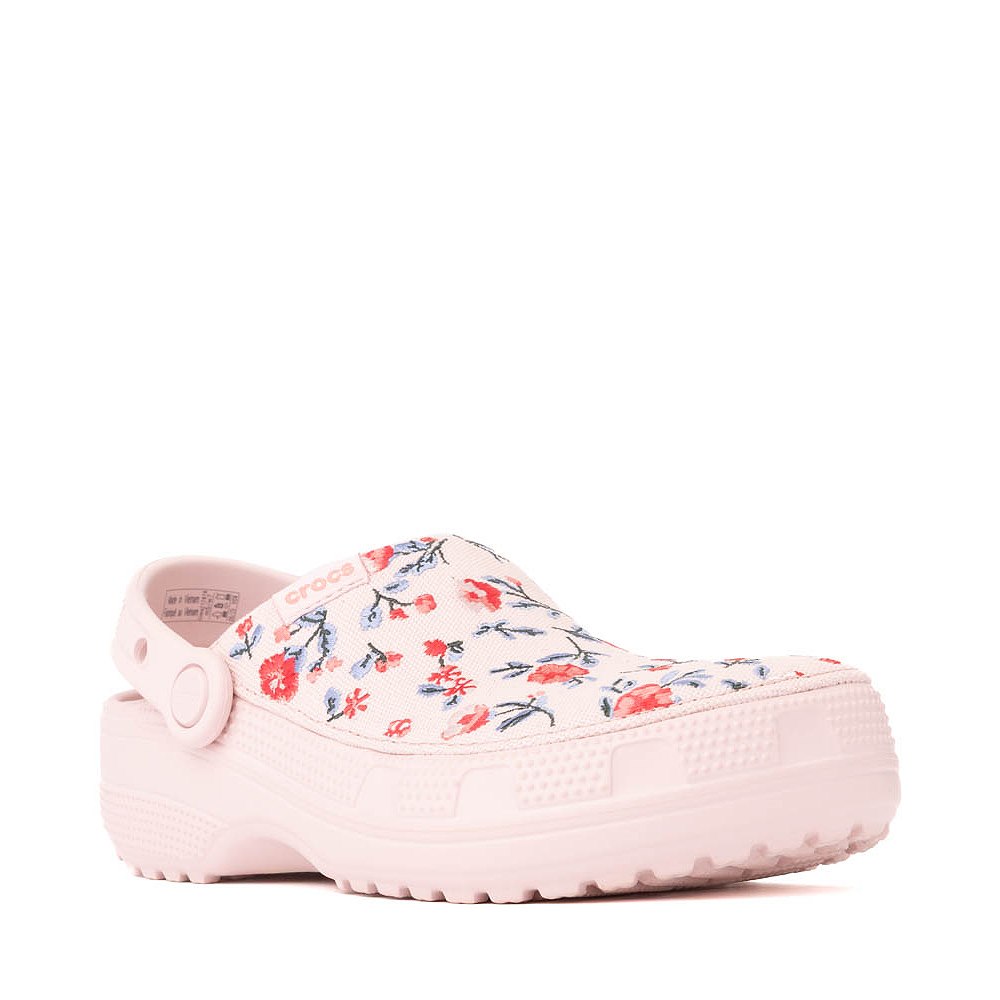 Crocs Classic Crafted Floral Clog - Cotton Candy | Journeys